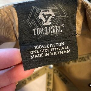 Top Level | Accessories | Mens Top Level Snapback Hat Drip Design ...